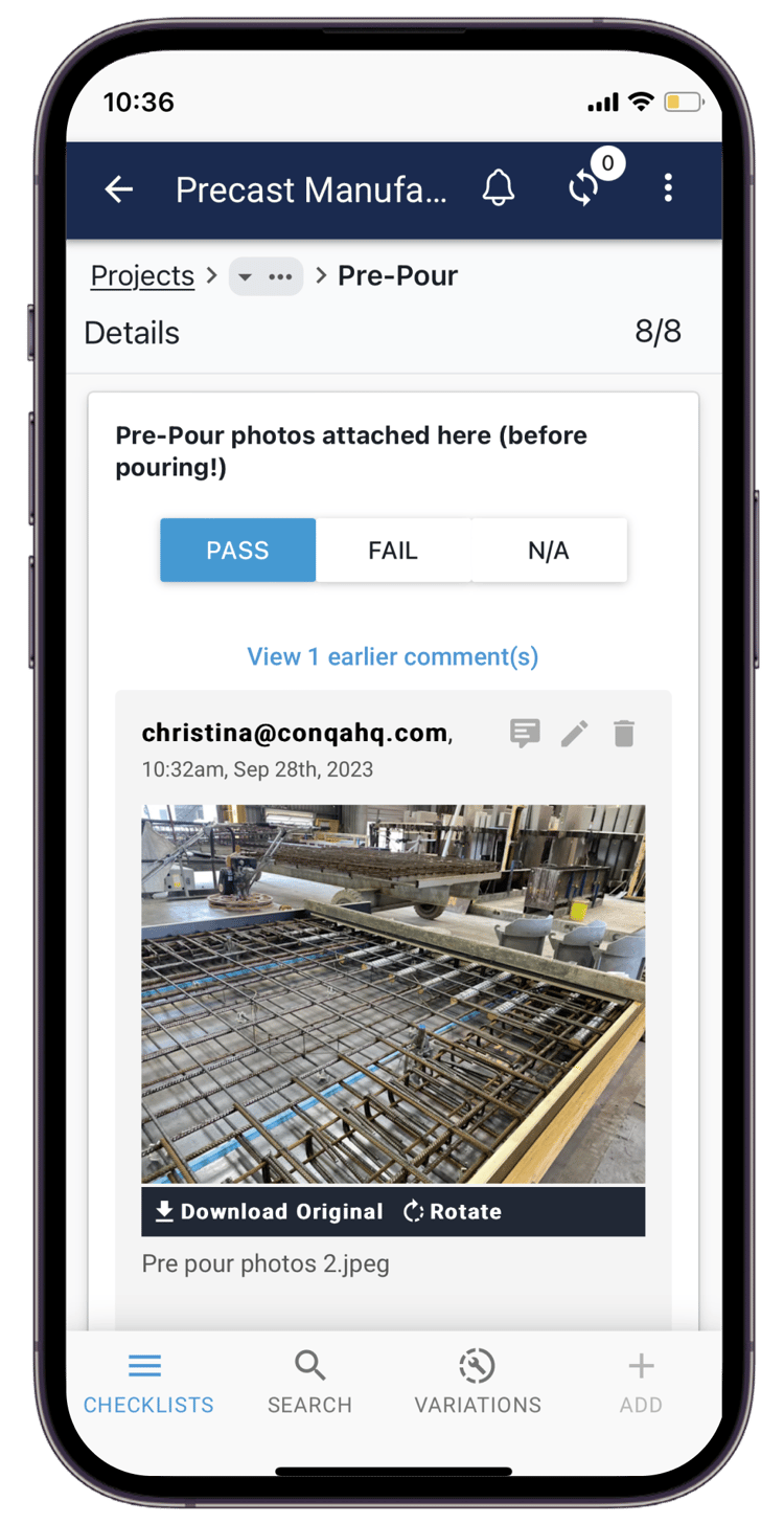 Download CONQA mobile app